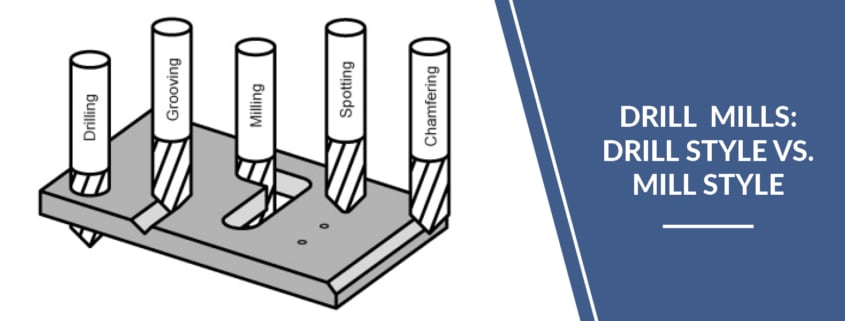 Drill Mills: Drill Style vs. Mill Style - In The Loupe - Machinist Blog