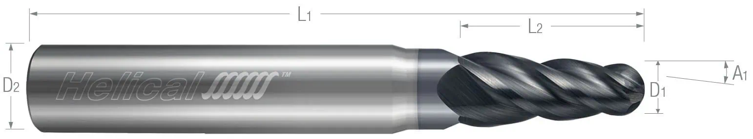 A Closer Look at Helical Solutions’ Tapered End Mills - In The Loupe